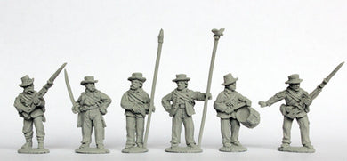 Perry Miniatures ACW Union Western Theater Infantry Command Standing ...