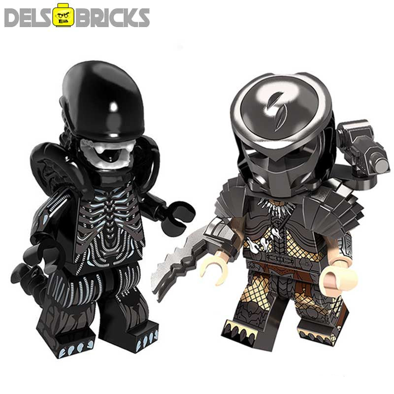 DelsBricks | Aliens vs Predator: Alien Xenomorph & The Predator 1987 ...