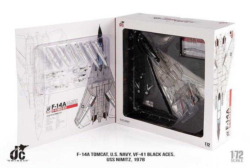 JC Wings | Grumman F-14A Tomcat VF-41 “Black Aces” USS Nimitz 1978, 1: ...