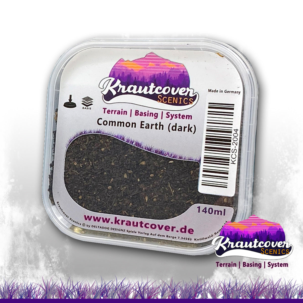 Krautcover Common Earth Dark 140ml Groundcover | Bellford Toys And Hobbies