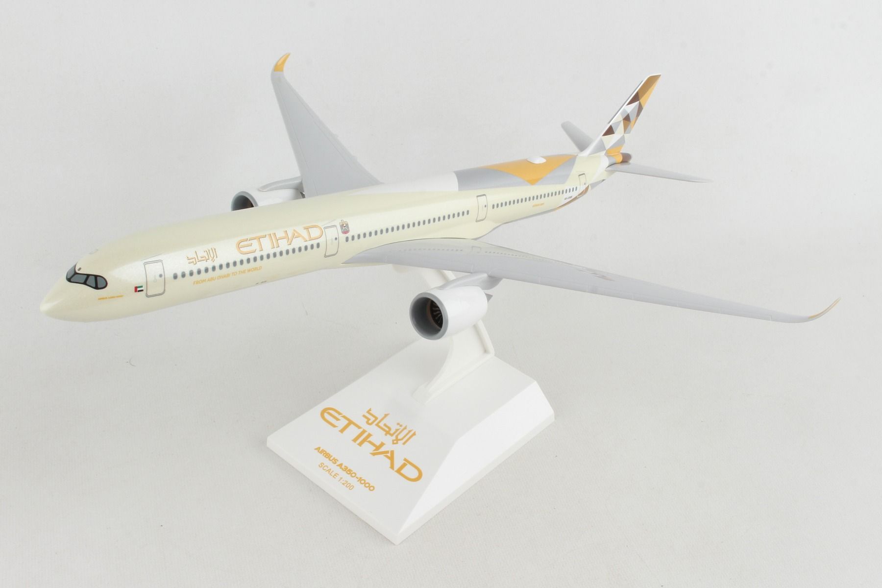 Skymarks | Airbus A350-1000 Etihad Airways 1:200 Scale Model | Bellford ...