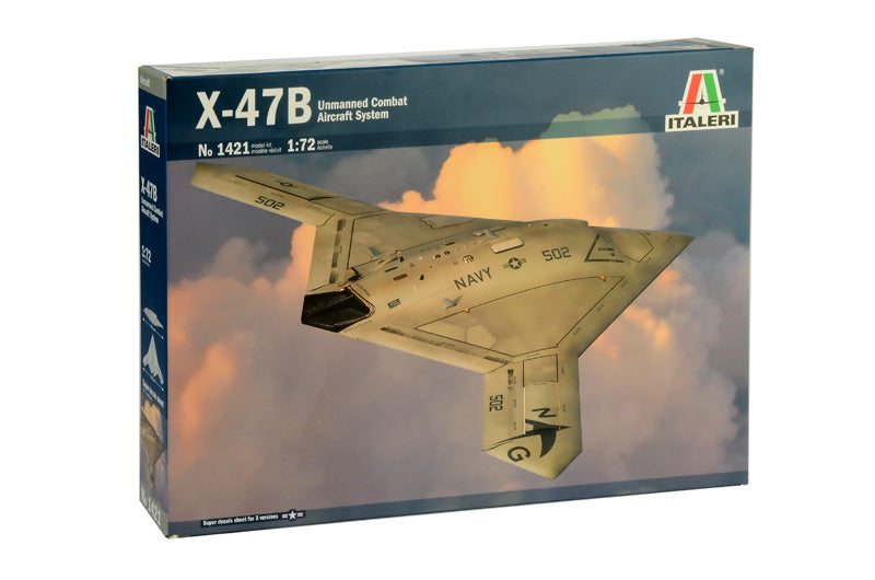 Italeri | Northrop Grumman X-47B Unmanned Combat Aircraft System, 1/72 ...