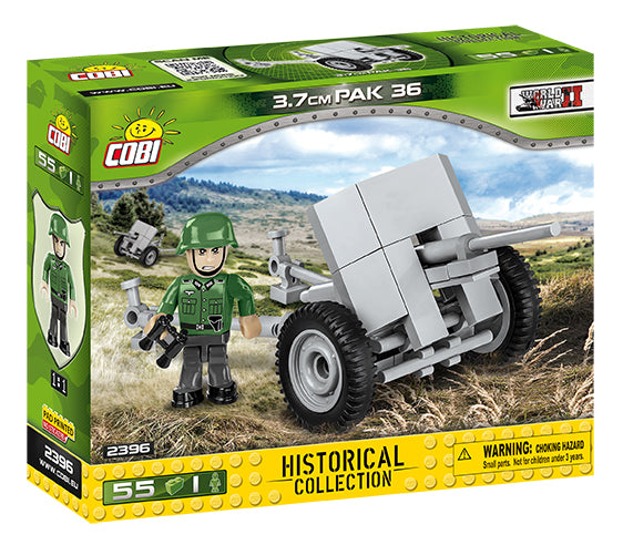Cobi | 3.7 cm PaK 36 Anti-Tank Cannon, 55 Piece Block Kit | Bellford ...