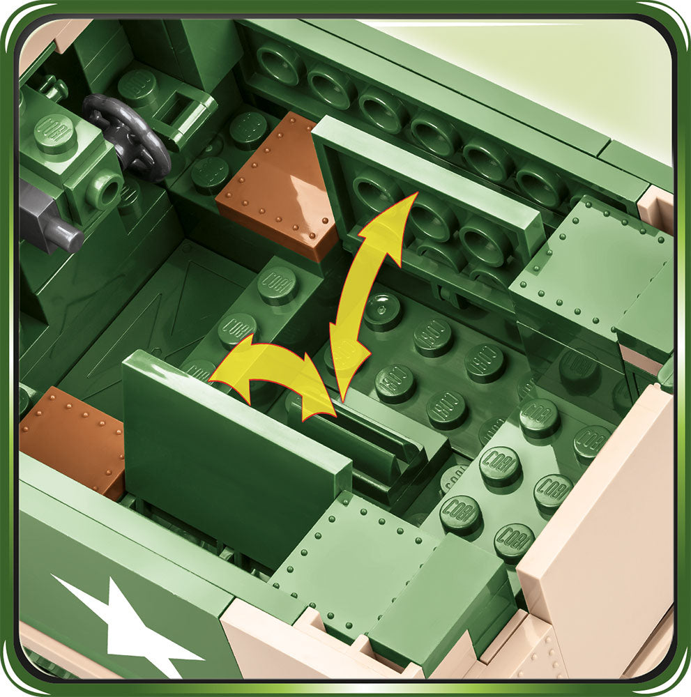 Cobi | M3 Gun Motor Carriage 576 Piece Block Kit | Bellford Toys And ...