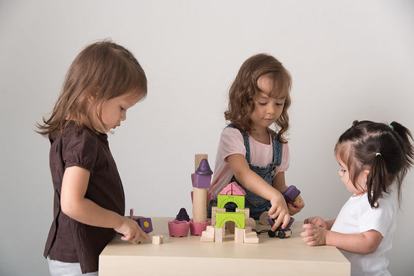 Plan Toys | Fairy Tale Wooden Blocks Playset | Bellford Toys And Hobbies