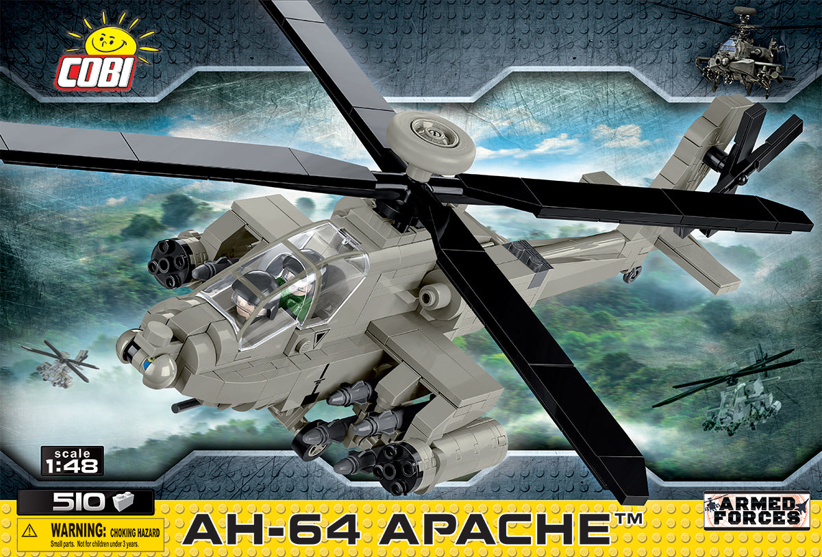Cobi | Boeing AH-64 Apache 510 Piece Block Kit | Bellford Toys And Hobbies