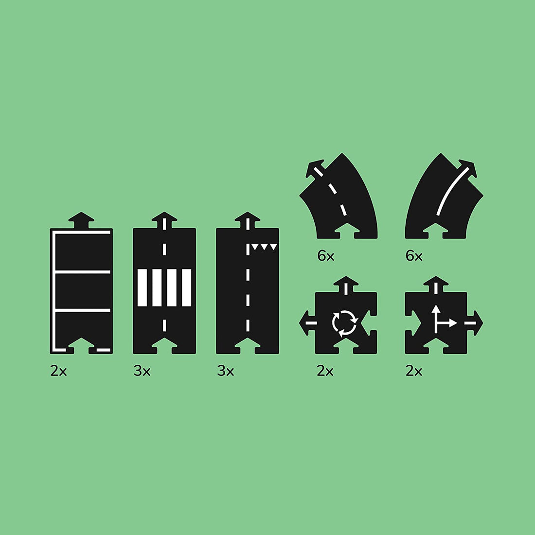 Waytoplay Toys | Highway 24 Piece Flexible Toy Road | Bellford Toys And ...