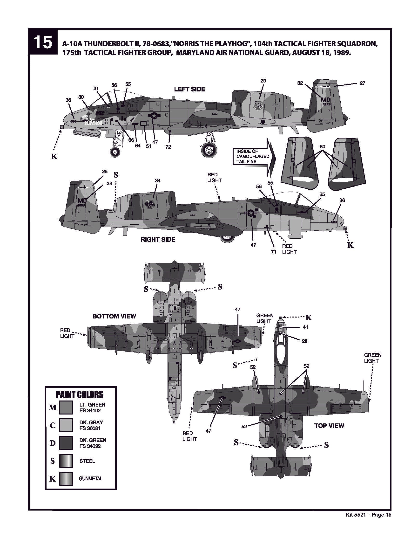 Revell | A-10 Thunderbolt II (Warhog) 1/48 Scale | Bellford Toys And ...