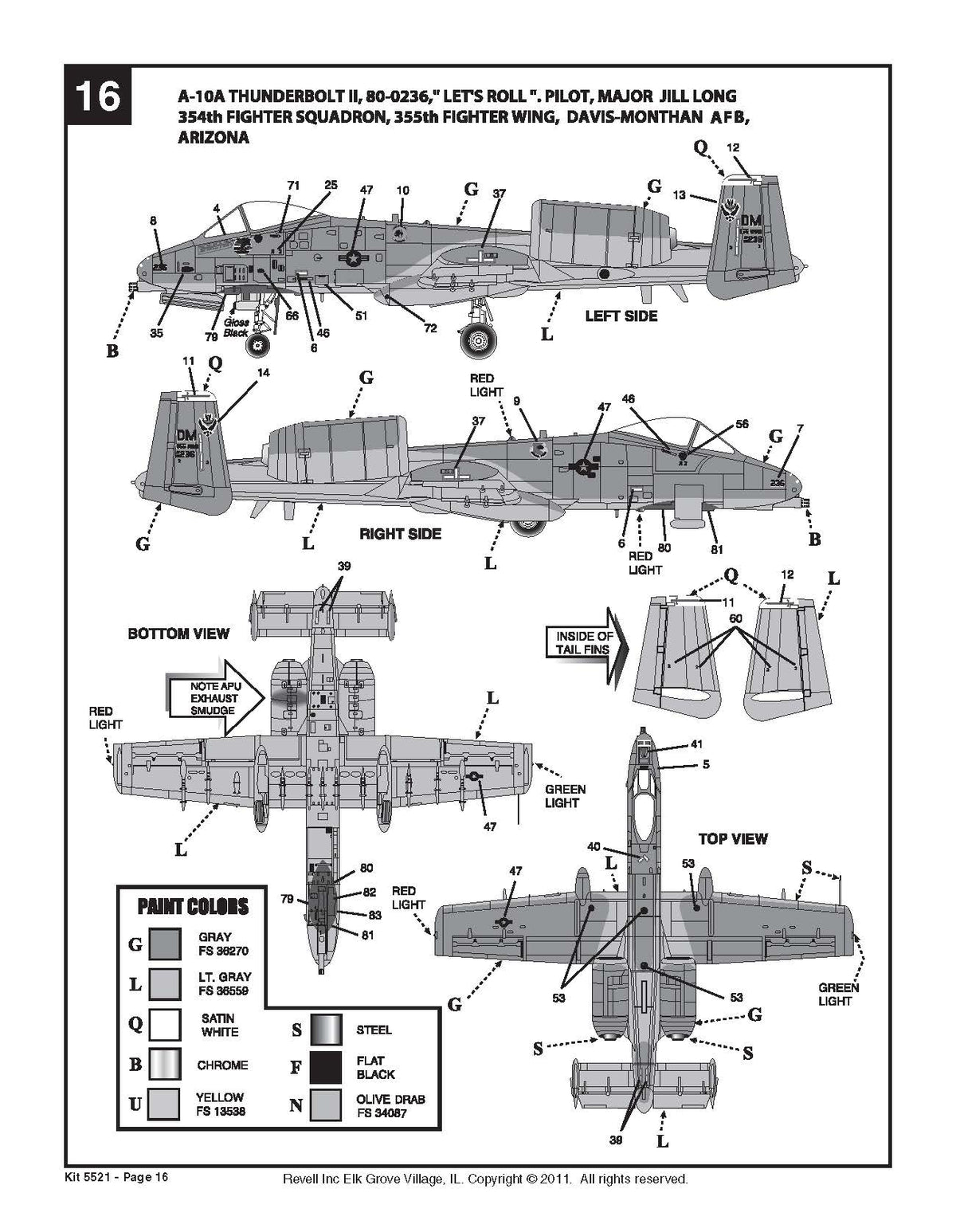 Revell | A-10 Thunderbolt II (Warhog) 1/48 Scale | Bellford Toys And ...