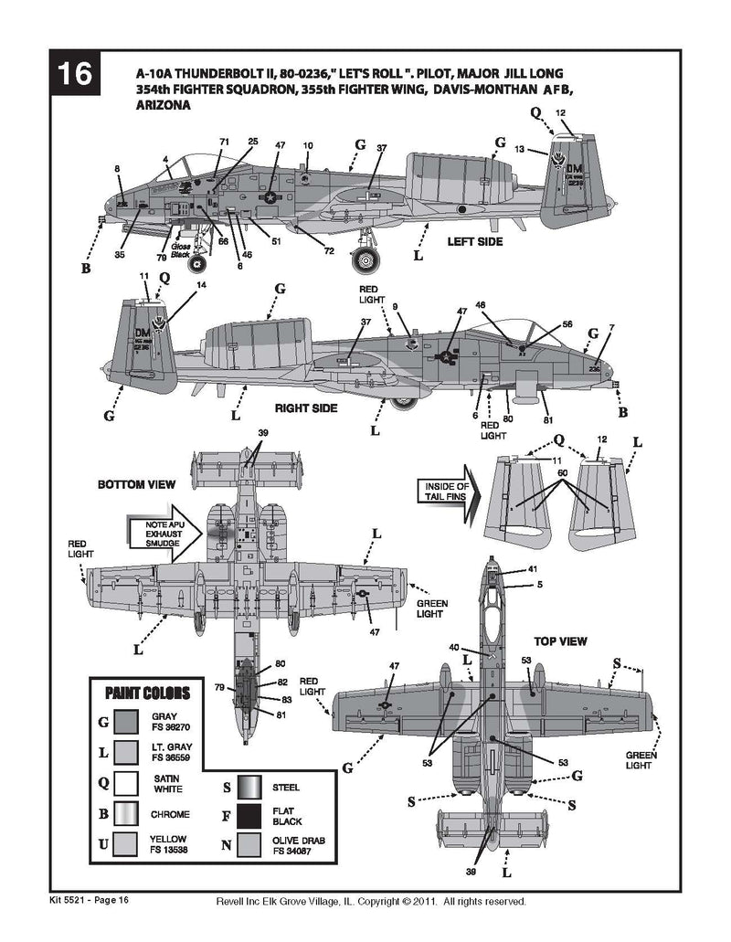 Revell | A-10 Thunderbolt II (Warhog) 1/48 Scale | Bellford Toys And ...