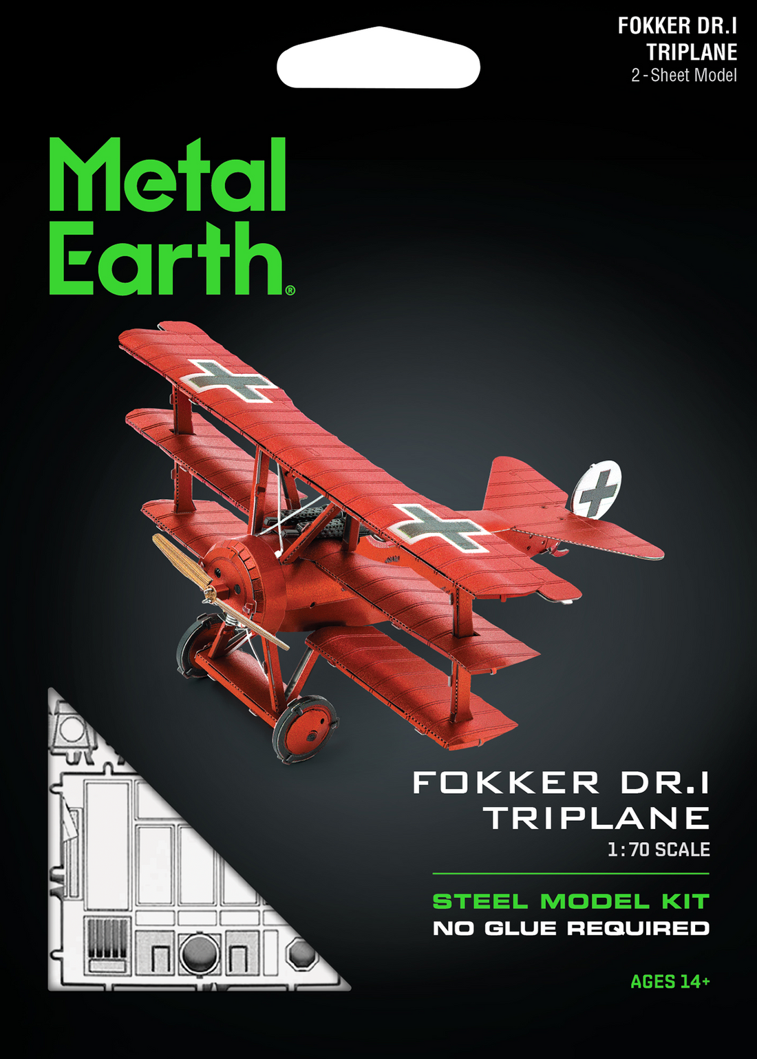 Fascinations | Fokker DR.1 Triplane Metal Earth Kit | Bellford Toys And ...