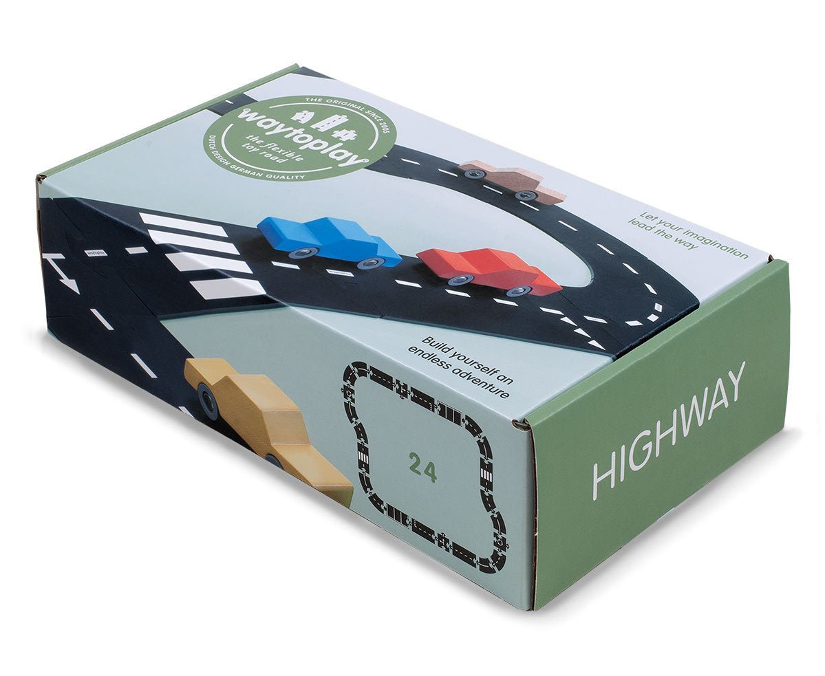 Waytoplay Toys | Highway 24 Piece Flexible Toy Road | Bellford Toys And ...
