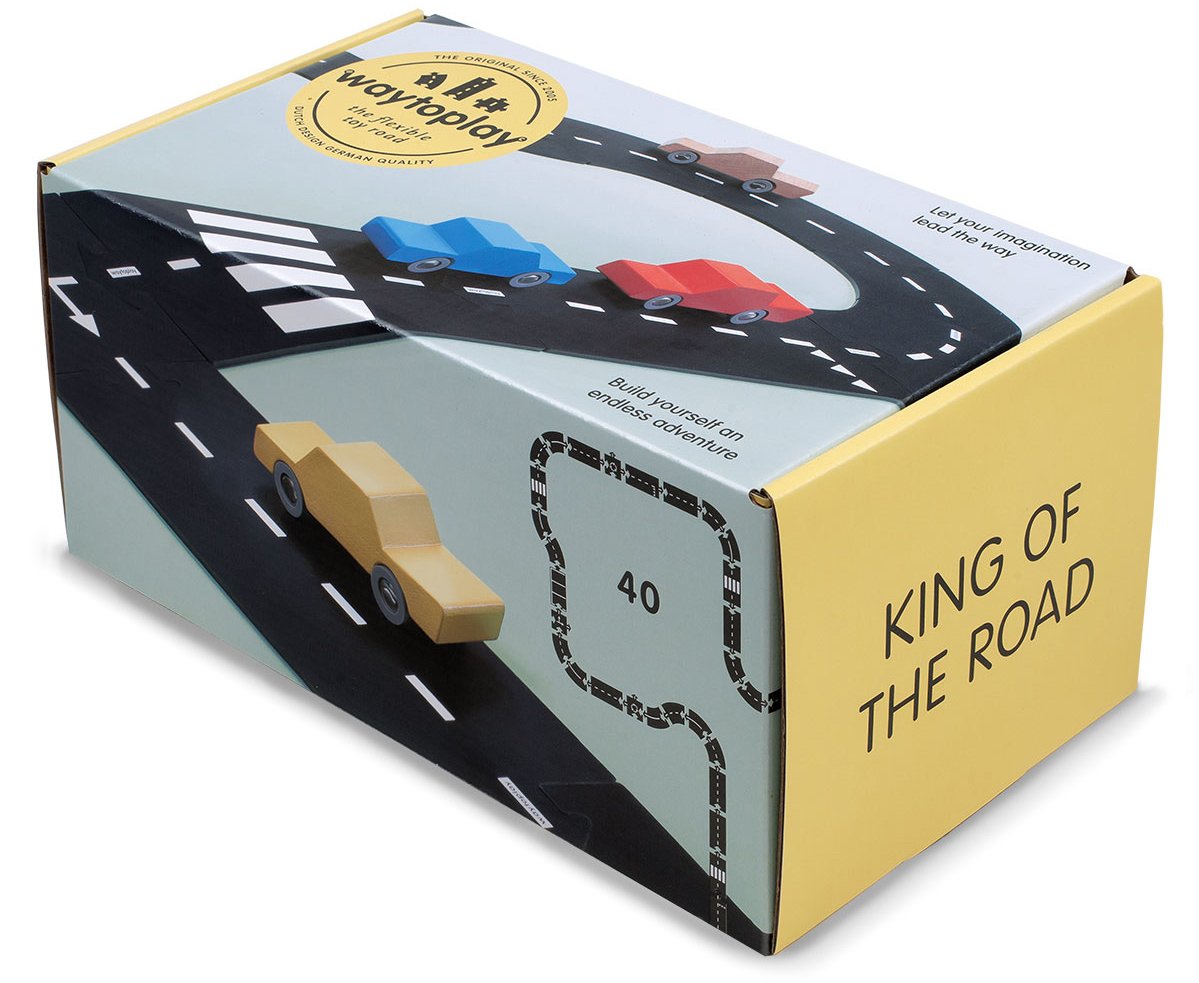 Waytoplay Toys | King Of The Road 40 Piece Flexible Toy Road | Bellford ...
