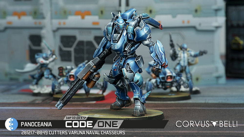 Corvus Belli | Infinity CodeOne PanOceania Cutters (TAG) Miniature Game ...