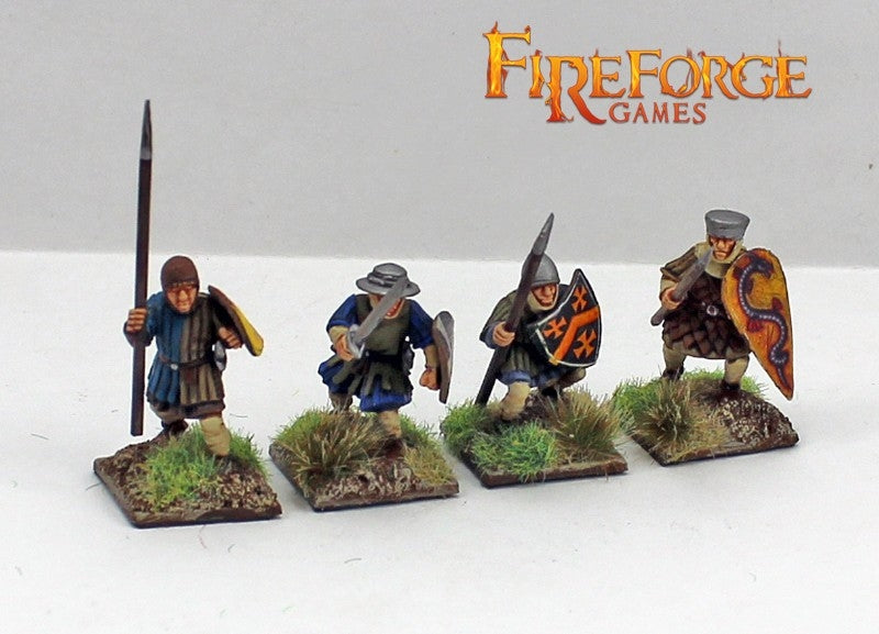 Fireforge Games | Medieval Foot Sergeants, 28mm Model Figures Kit ...