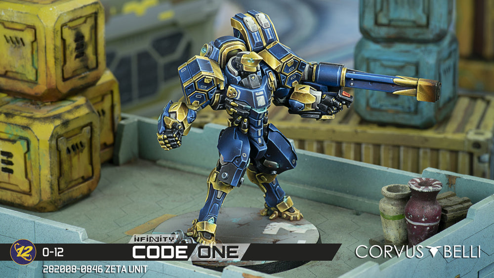 Corvus Belli | Infinity Code One O-12 Zeta Unit Game Figure | Bellford ...