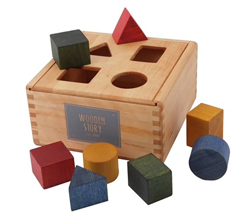 Wooden Story | Rainbow Shape Sorter Box | Bellford Toys And Hobbies
