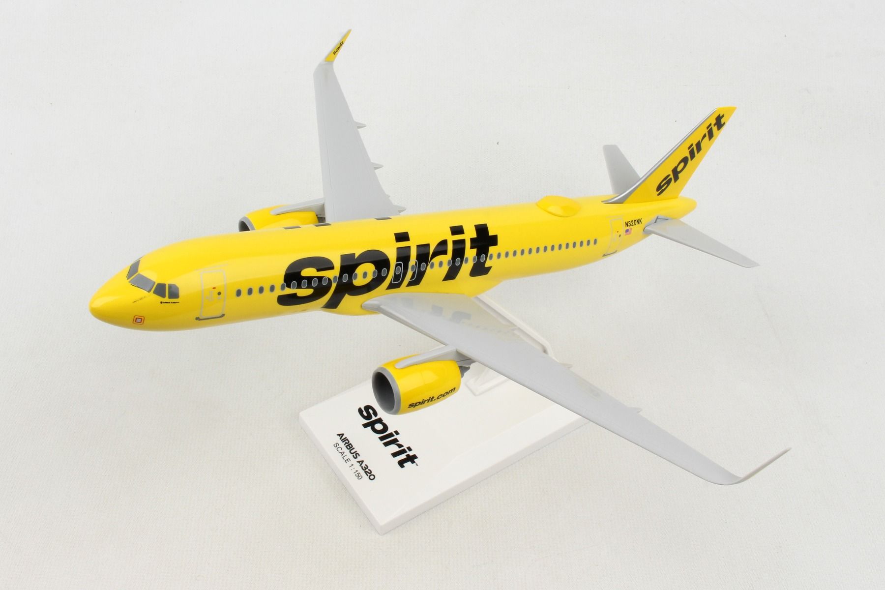 Skymarks | Spirit Airlines Airbus A320neo 1:150 Scale Moel | Bellford ...